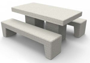 Colorado Table And Bench - Urbancrete