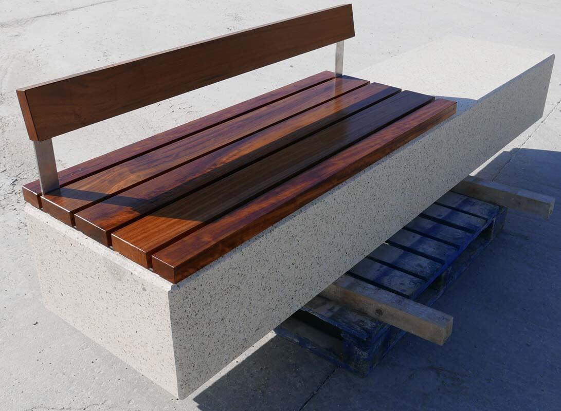 Monia Concrete Bench For Urban Spaces - Urbancrete