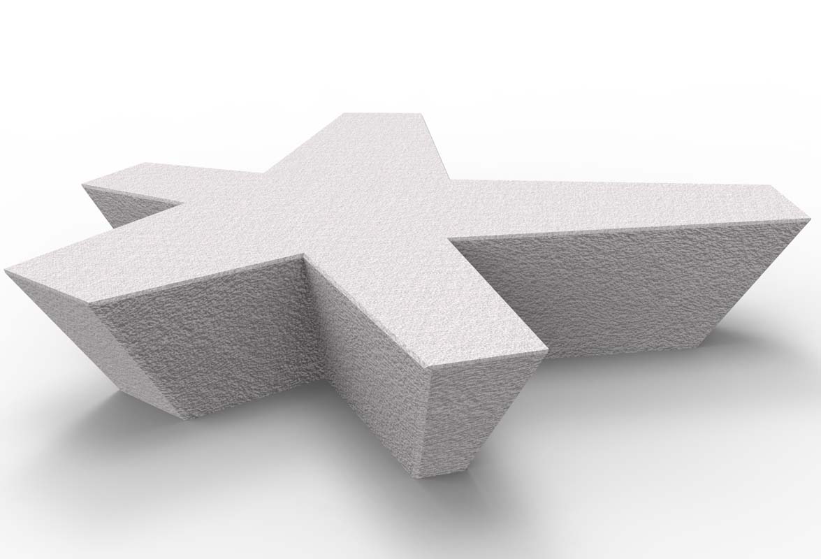 Star Bench | Modern Concrete Benches | Urbancrete